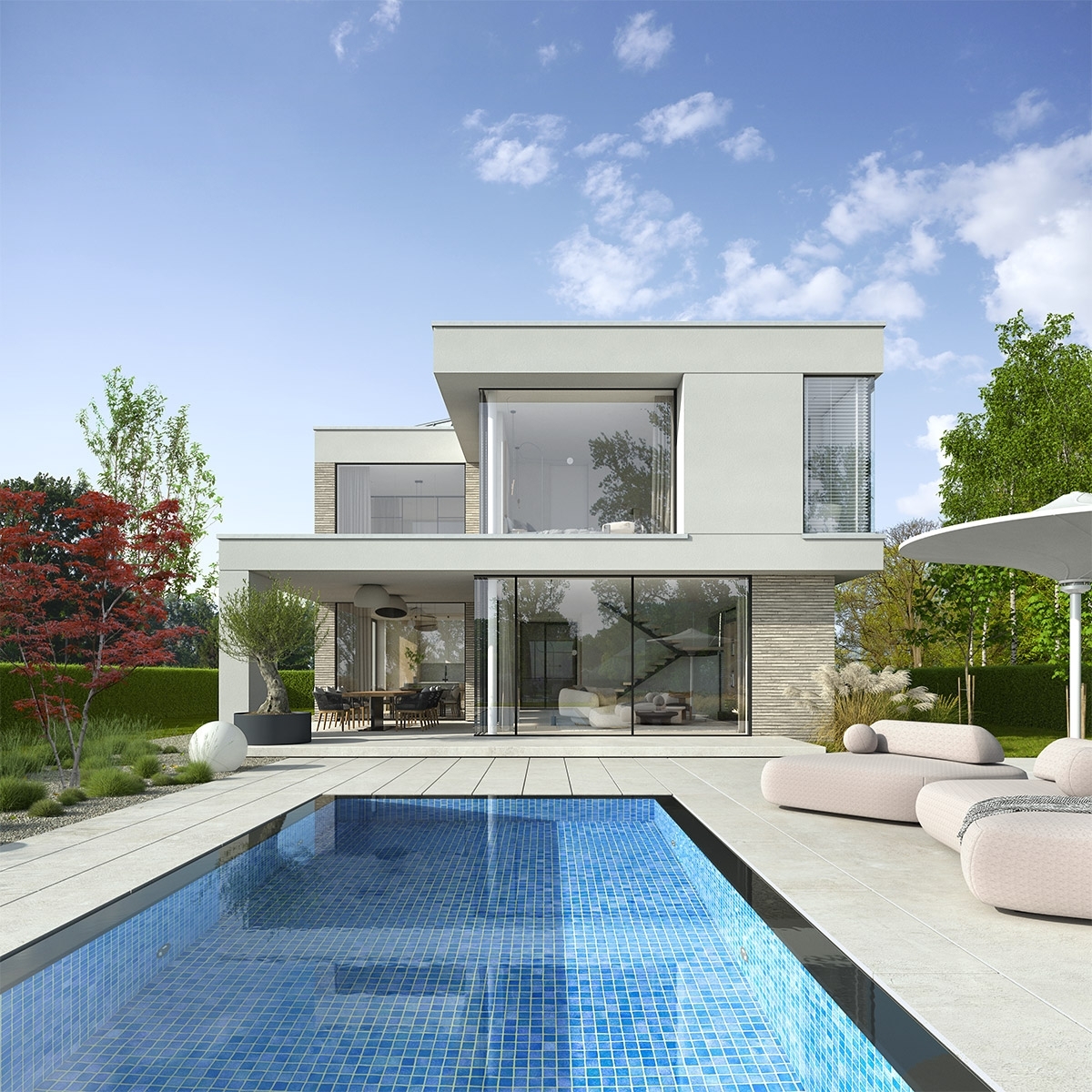 Projekt domu Willa Prestige 4 – piętrowy 187 m², garaż 2-stan. - Domy Z ...